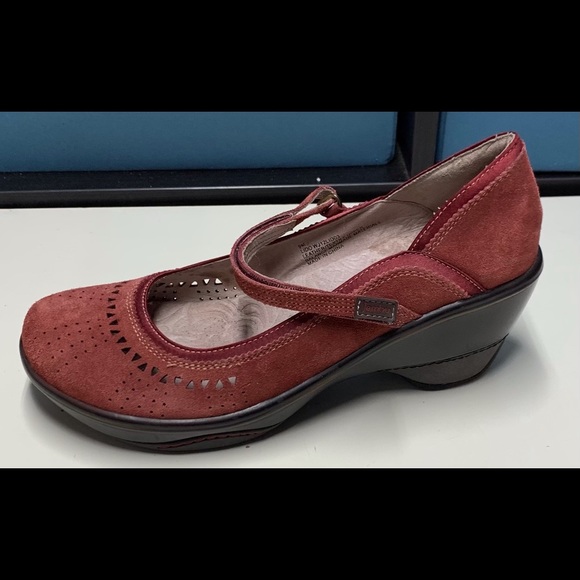 Jambu | Shoes | Jambu Womens 9 M Lido Mary Jane Burgundy Leather Sport ...